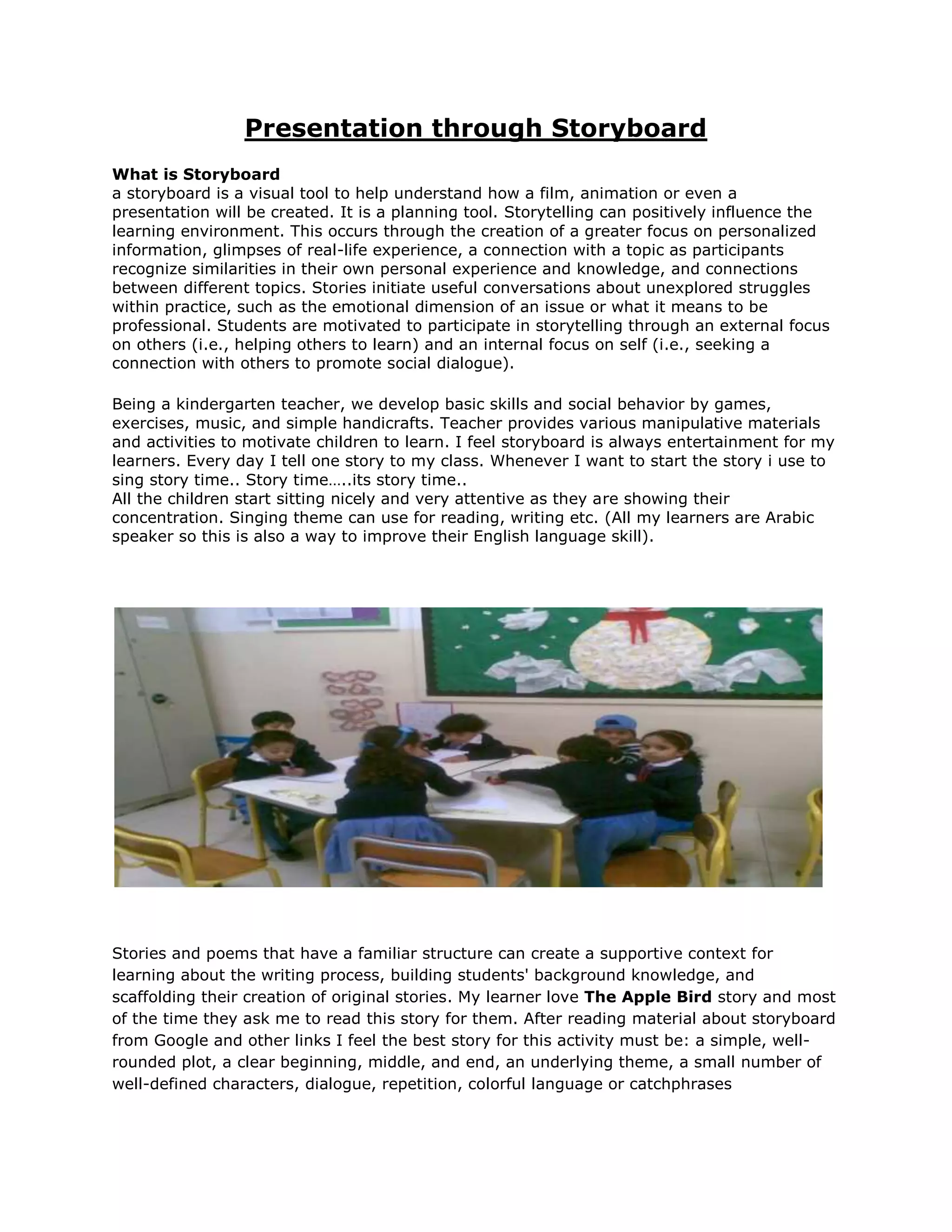 Assignment 8 storyboard | PDF