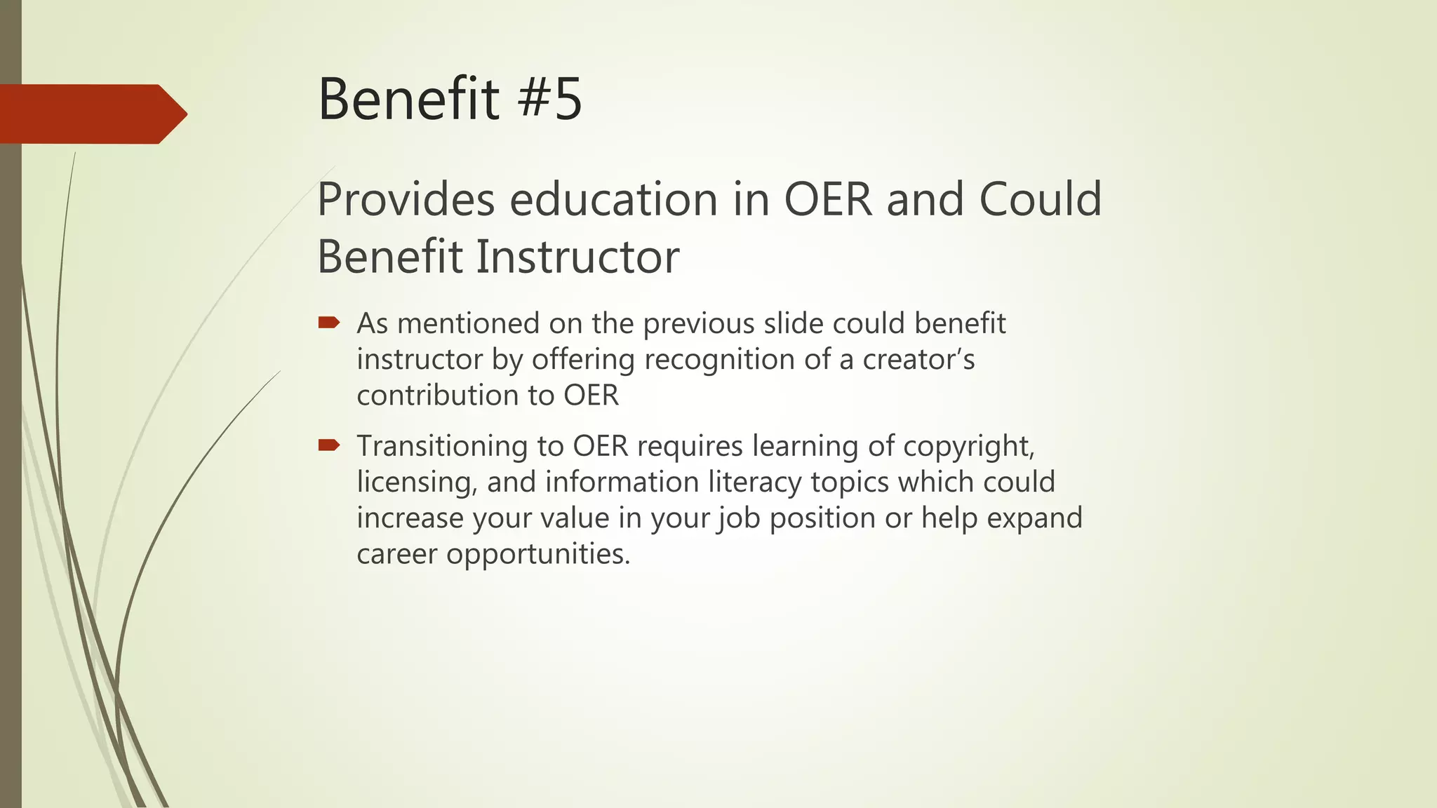 OER: Benefits and Challenges | PPT