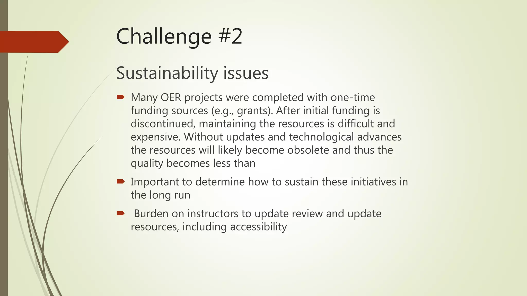 OER: Benefits and Challenges | PPT