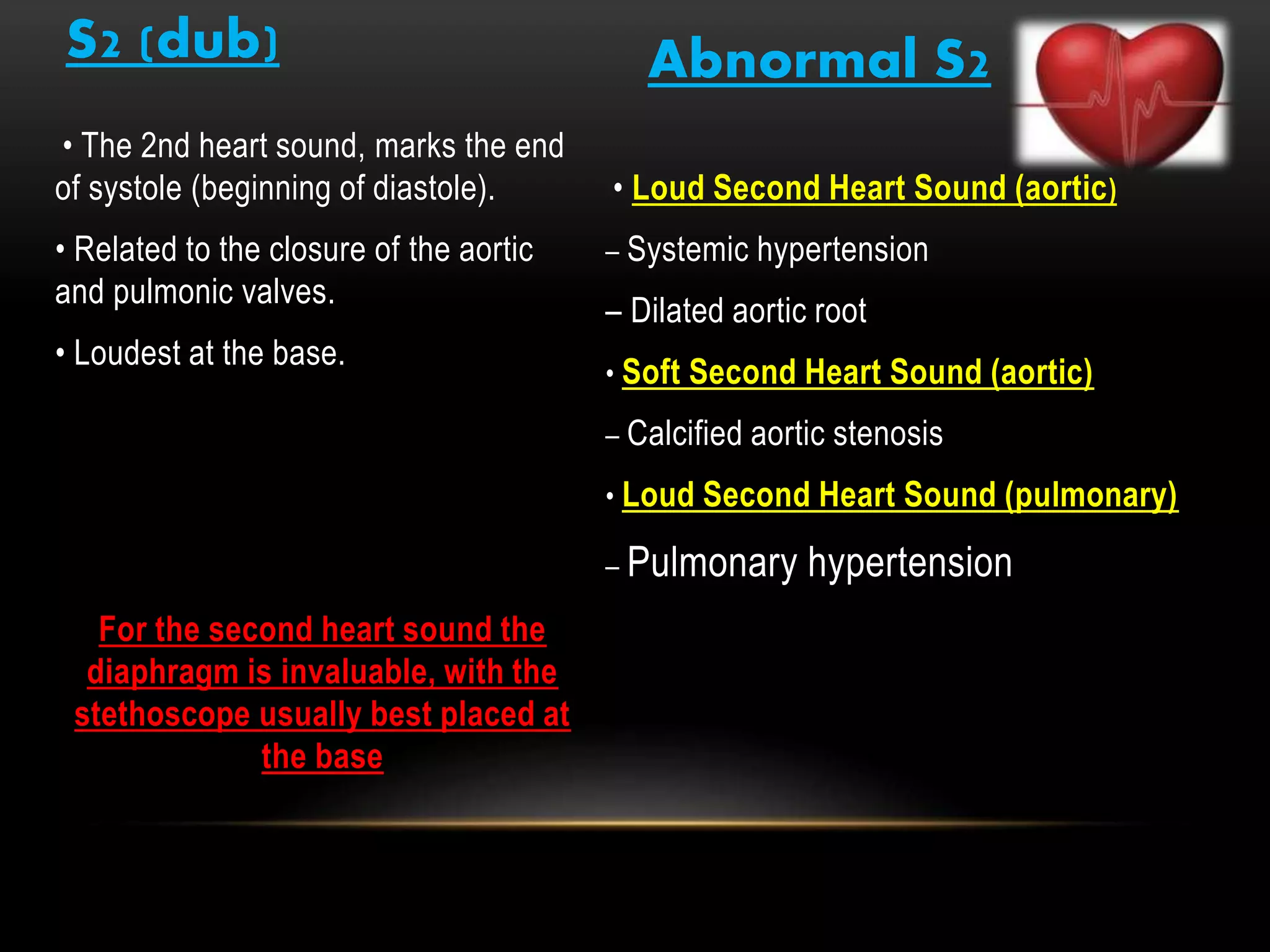 Heart Sounds and Murmurs | PPT