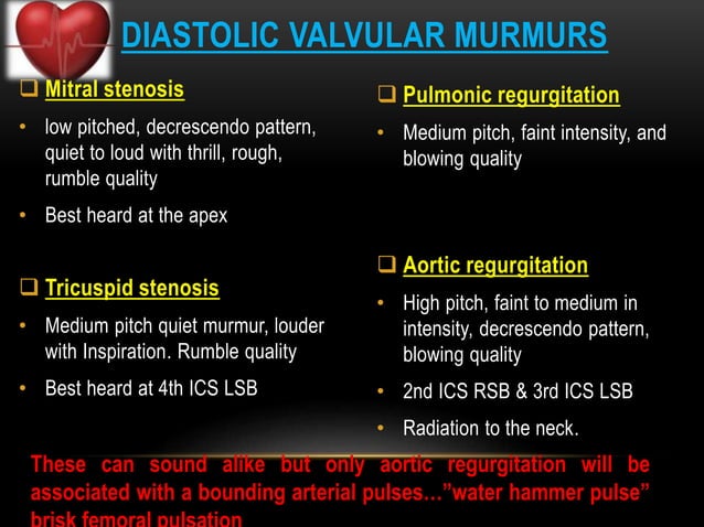 Heart Sounds and Murmurs | PPT
