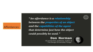 Affordances | PPTX