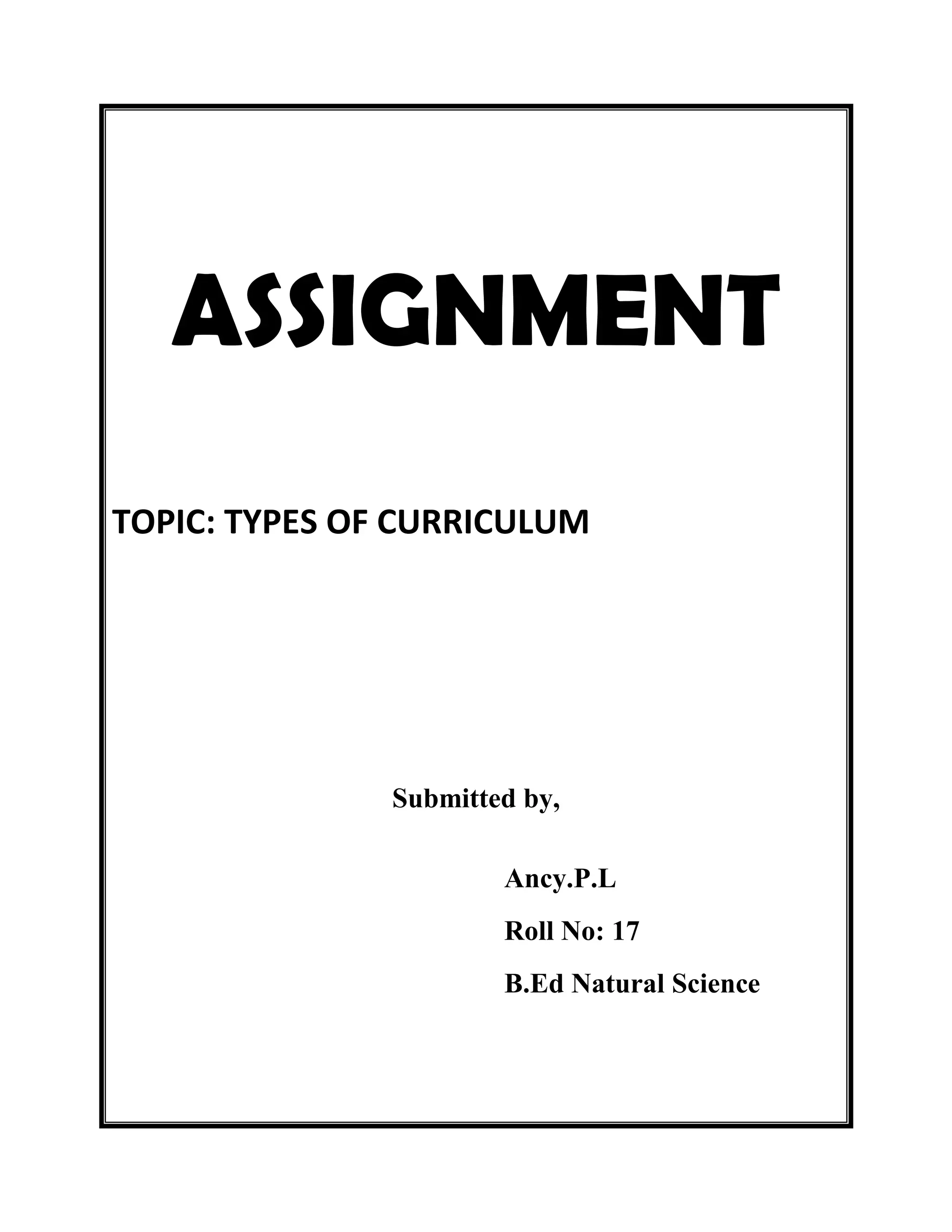 Assignmentancy 1 | PDF