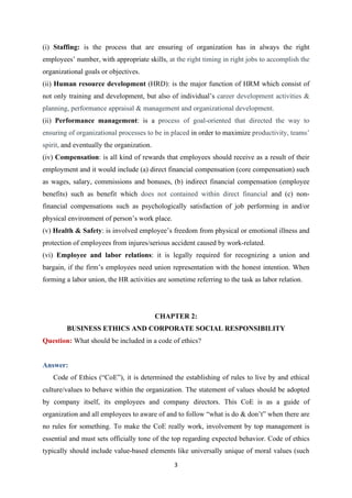 Assignment answer for human resource management module | PDF