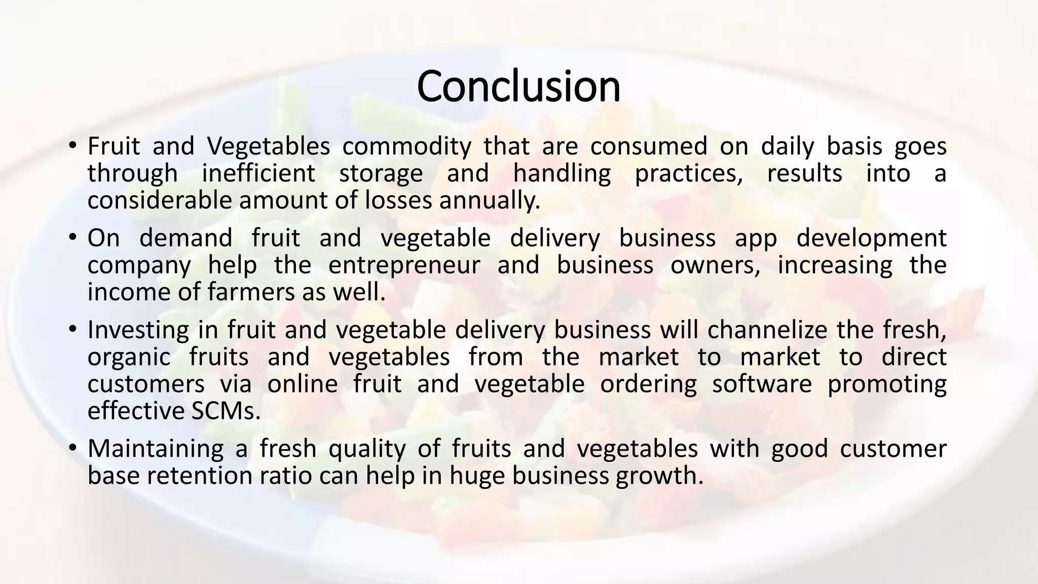 Setting up frozen fruit and Vegetable business | Entrepreneurship in ...