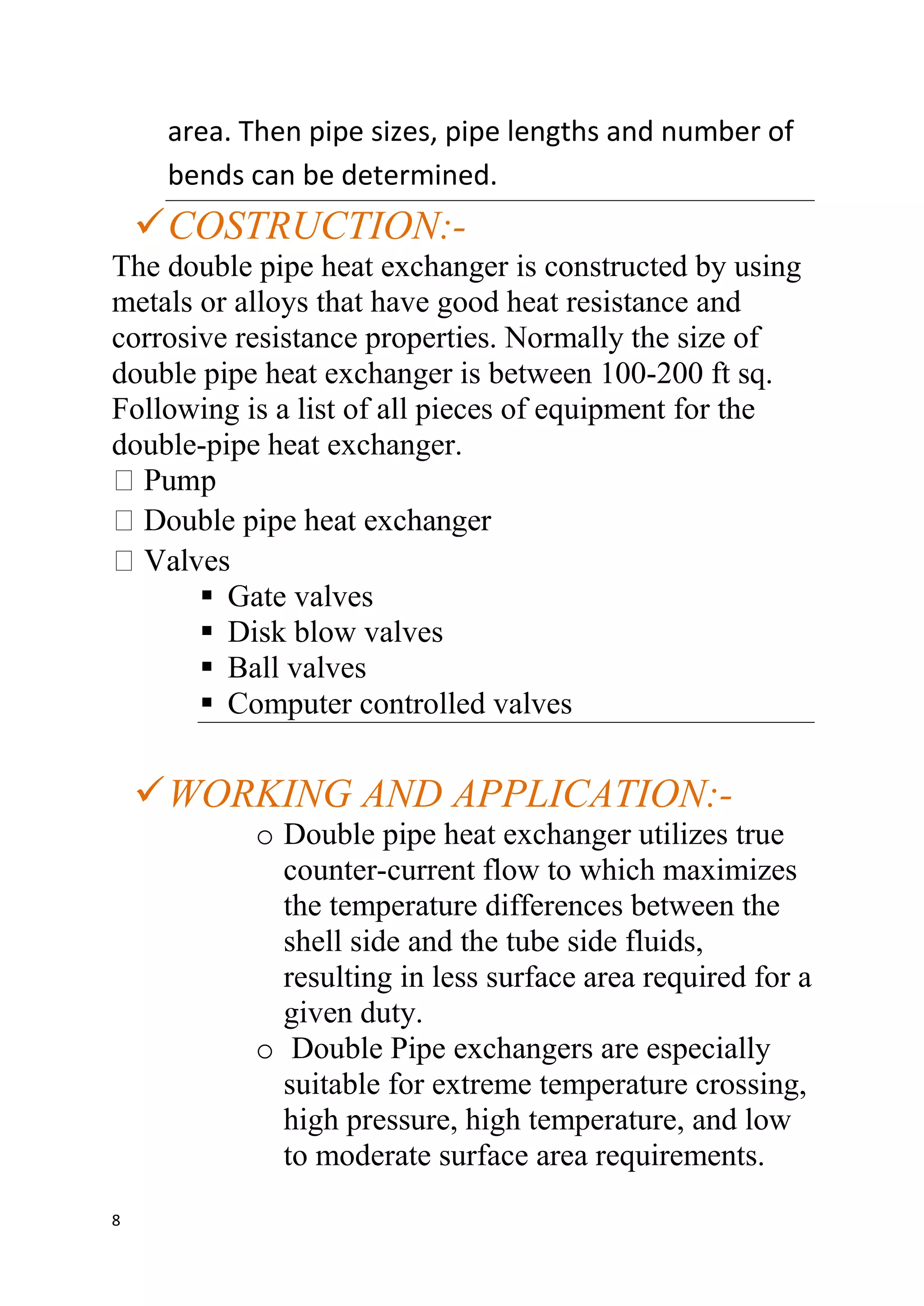 Type of heat exchanger | PDF