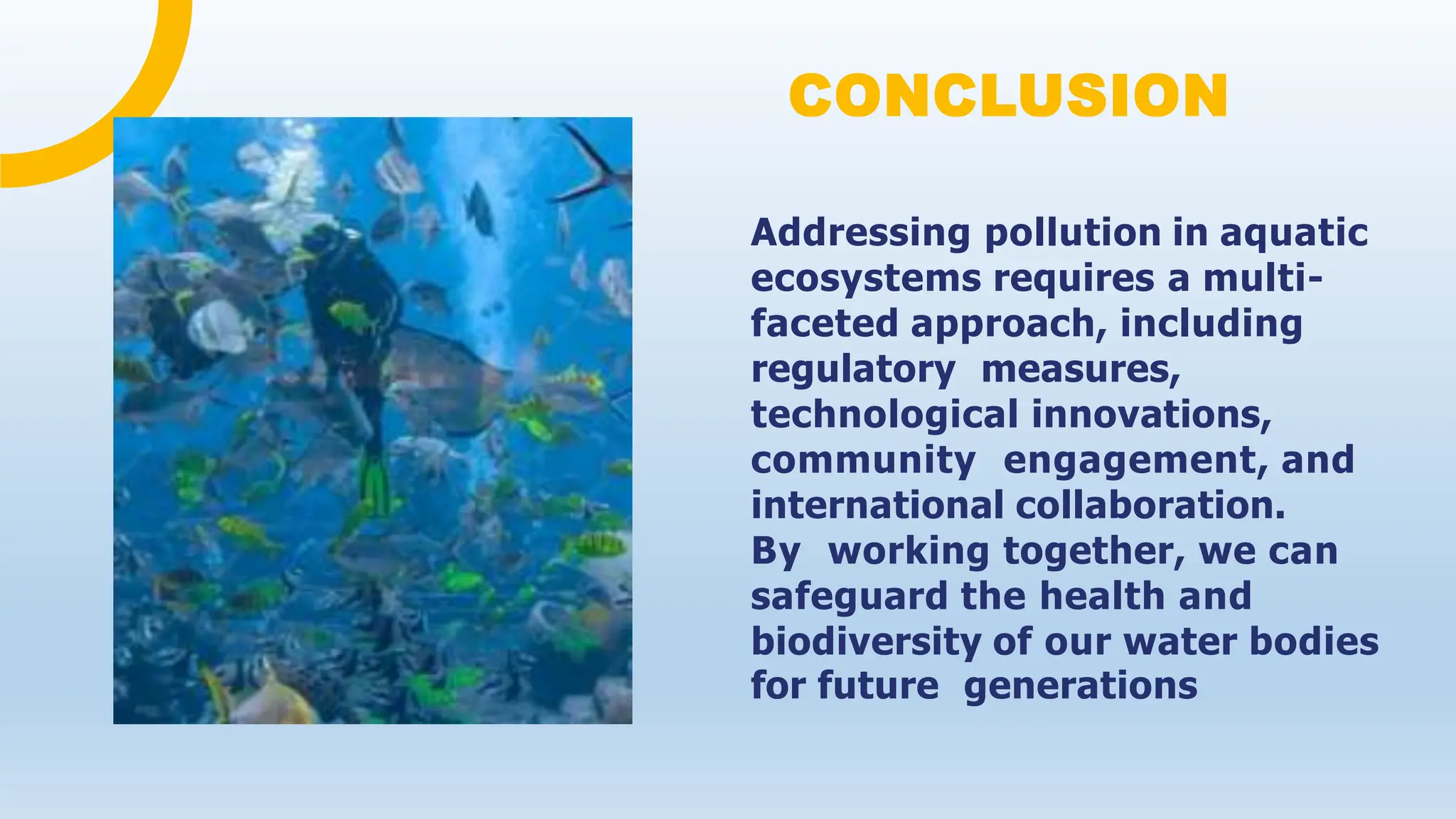 Pollution in aquatic aquatic ecosystem -problems,planning and ...