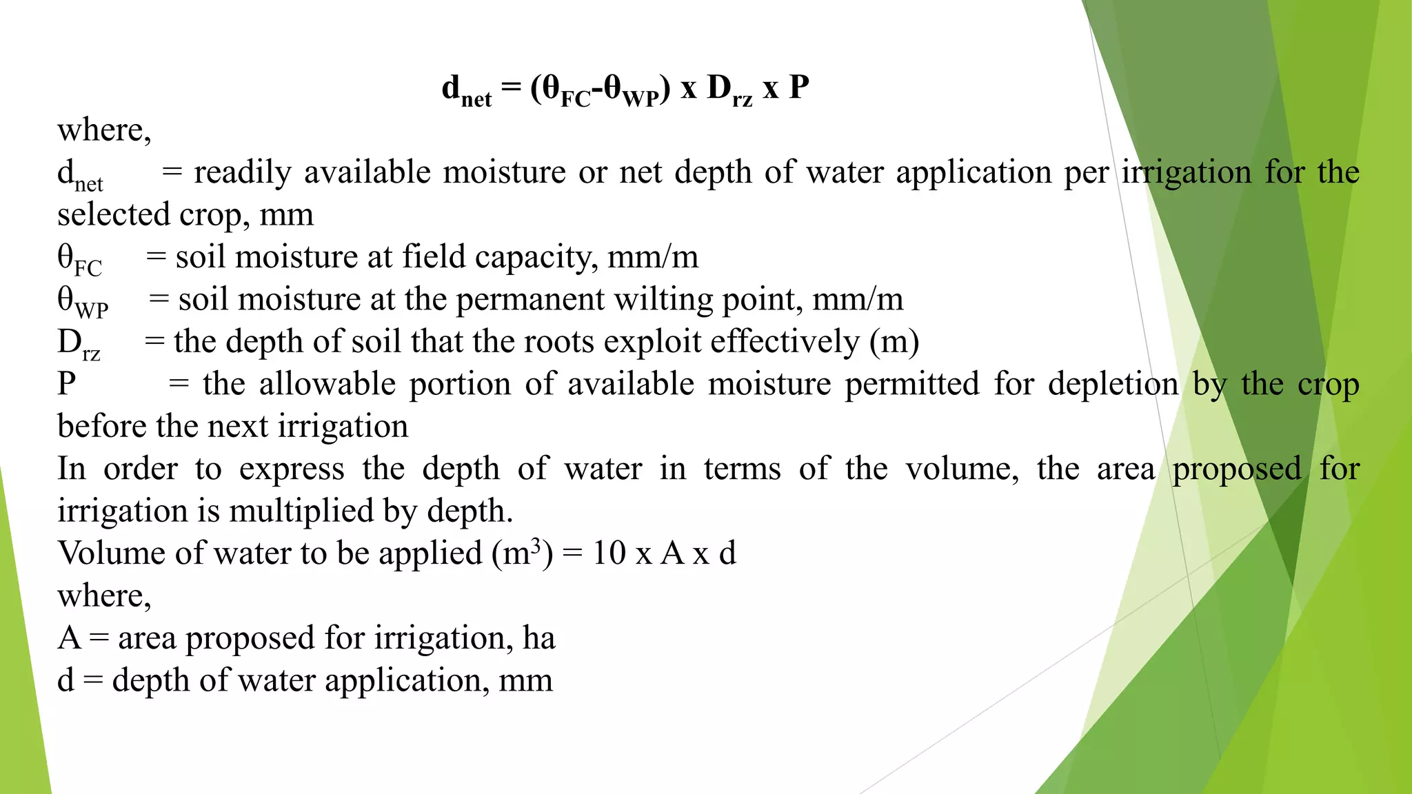 Sprinkler Irrigation System | PPTX