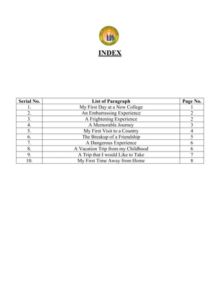Basic Composition (Narrative Paragraphs) | PDF