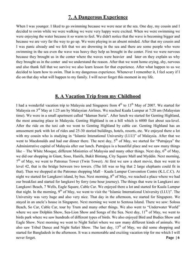 Basic Composition (Narrative Paragraphs) | PDF