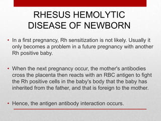 Hemolytic Disease of Newborn (HDN) | PPTX