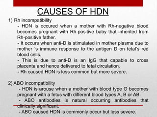 Hemolytic Disease of Newborn (HDN) | PPTX