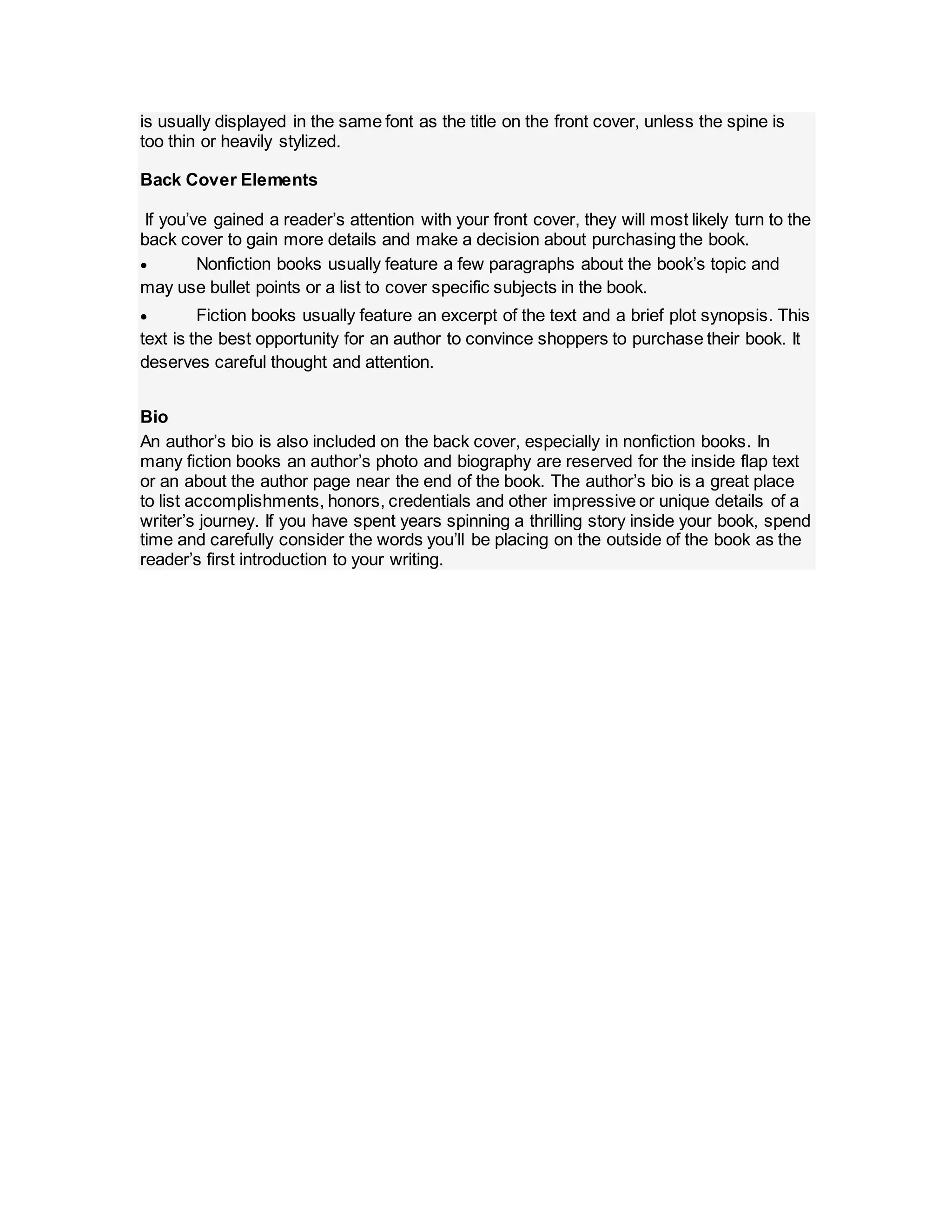 Assignment Book Cover part 2 de Beaufort | DOCX
