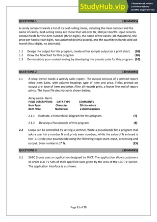 ASSIGNMENT BOOKLET 2017 DIPLOMA IN IT 3 YEARS | PDF