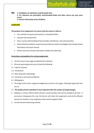 ASSIGNMENT BOOKLET 2017 DIPLOMA IN IT 3 YEARS | PDF