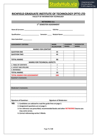 ASSIGNMENT BOOKLET 2017 DIPLOMA IN IT 3 YEARS | PDF