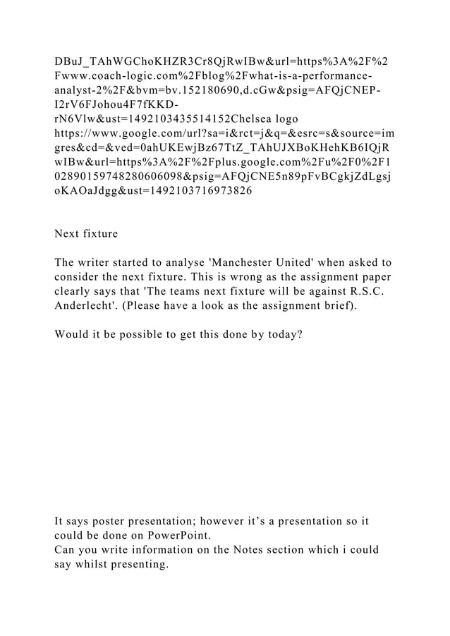 Assignment Breif.pdfAssignment Brief Module Code THF 58 .docx | Soccer | Sports