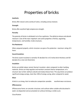 Report At Bricks in Detail | PDF