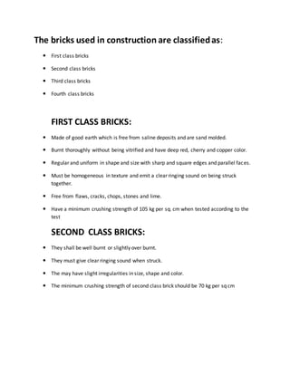 Report At Bricks in Detail | PDF