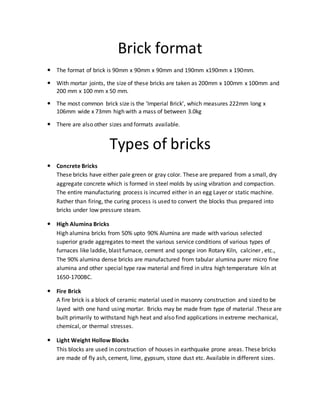 Report At Bricks in Detail | PDF