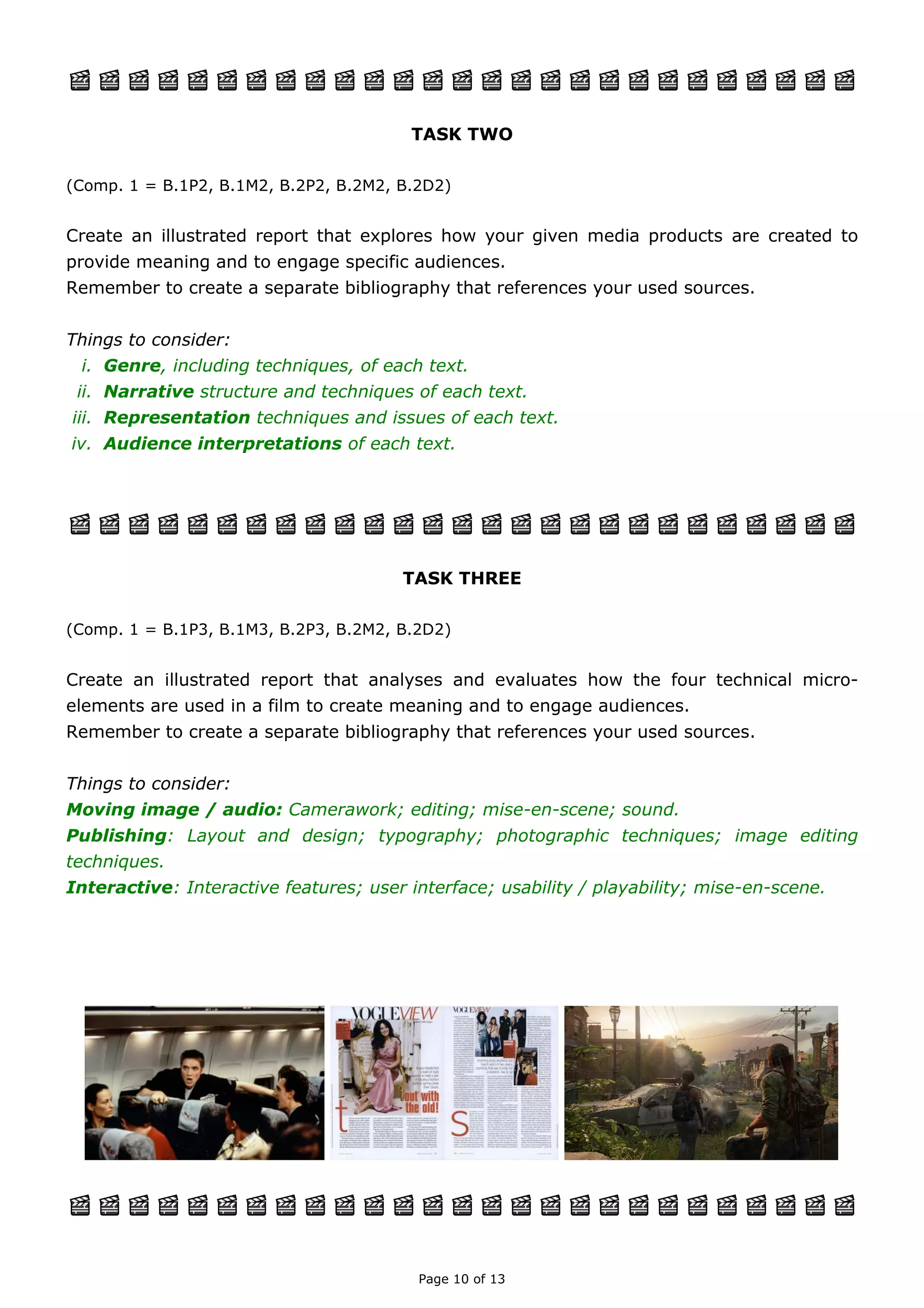 Assignment Brief (Component One) | PDF