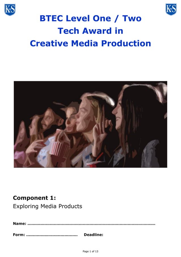 Assignment Brief (Component One) | PDF