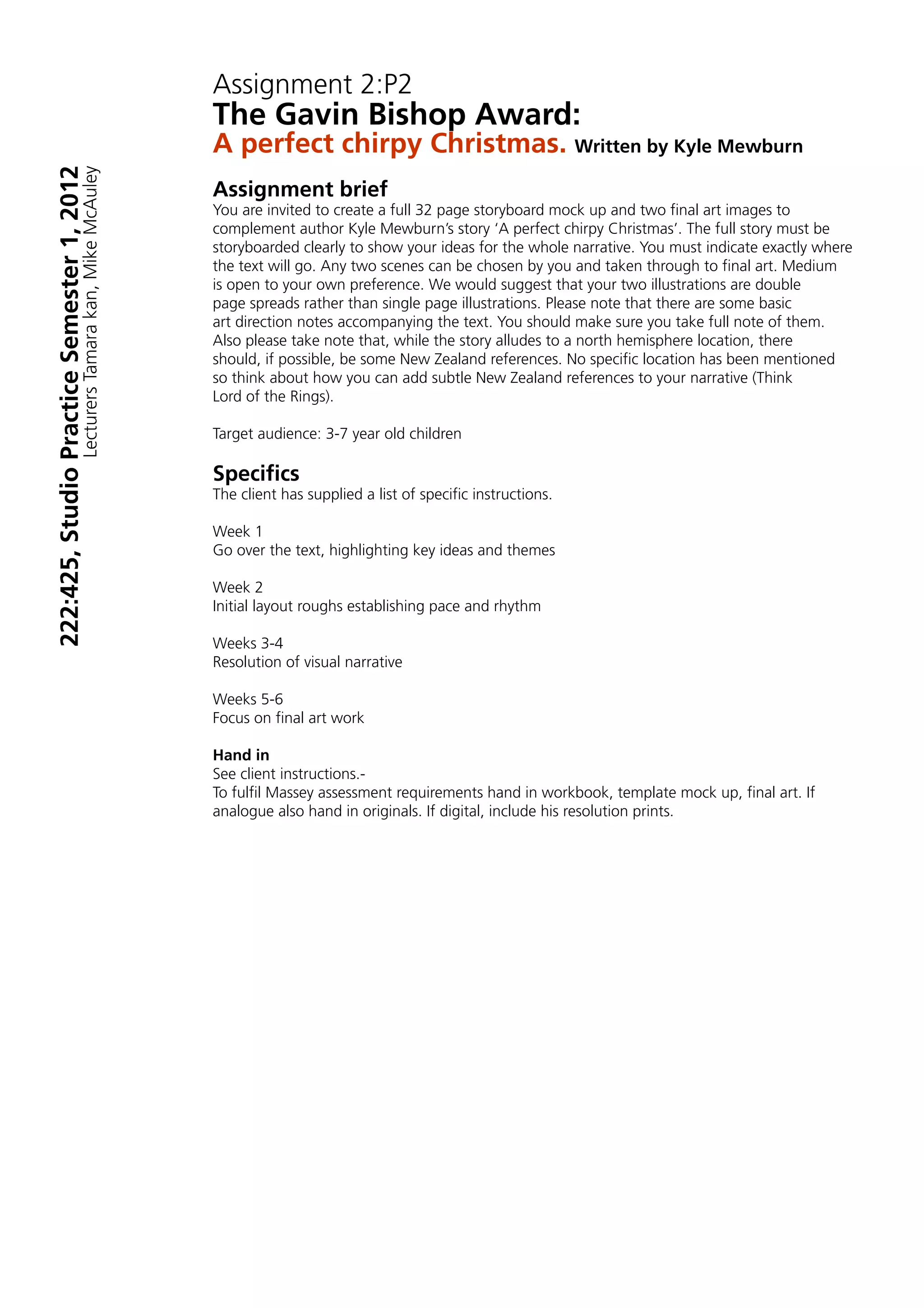 Assignment Brief Examples Pdf