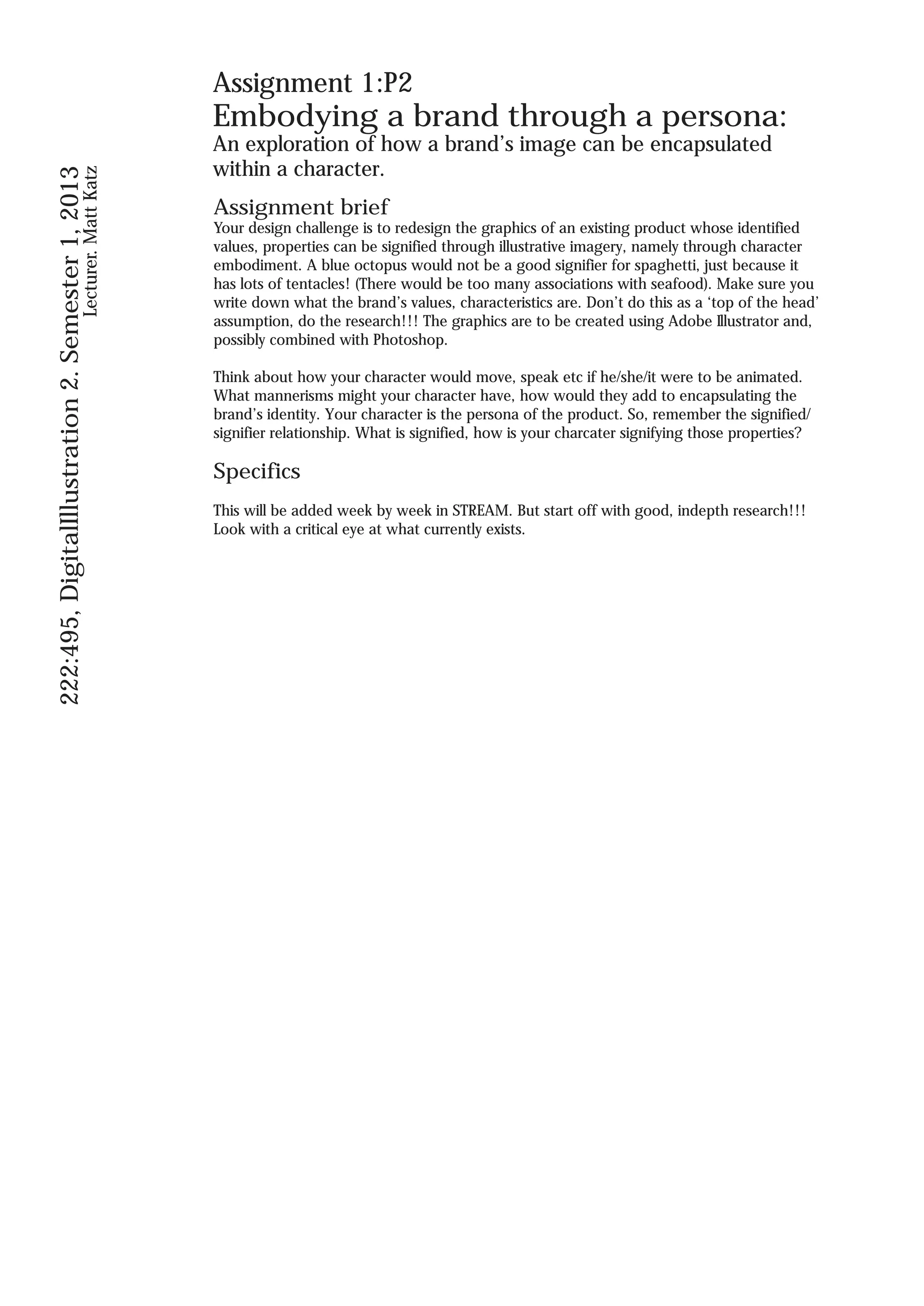 Assignment brief examples | PDF