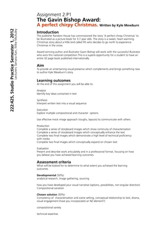 Assignment brief examples | PDF
