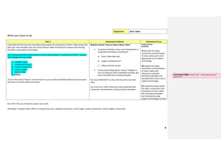 Annotated - Assignment brief unit 29__music video production | PDF ...