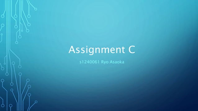Assignment c | PPT
