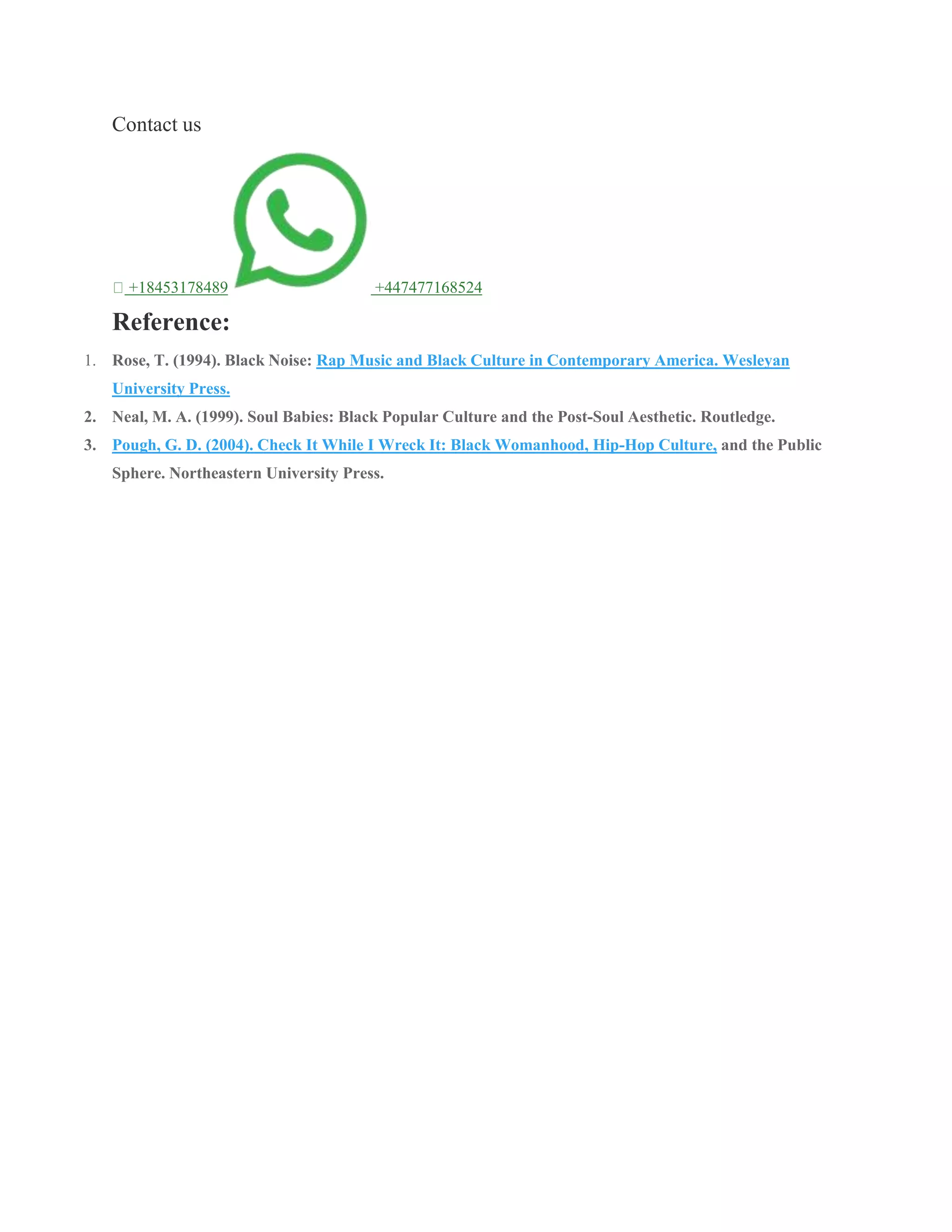 Voices of Empowerment: Rap Music as a Reflection of Black Identity and ...