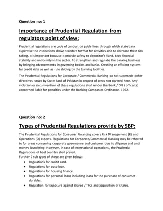 This assignment is related for a bank (SBP) | DOCX