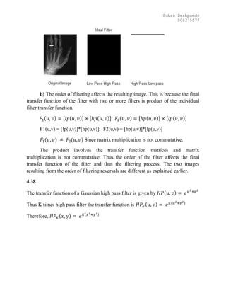 Frequency Image Processing | PDF