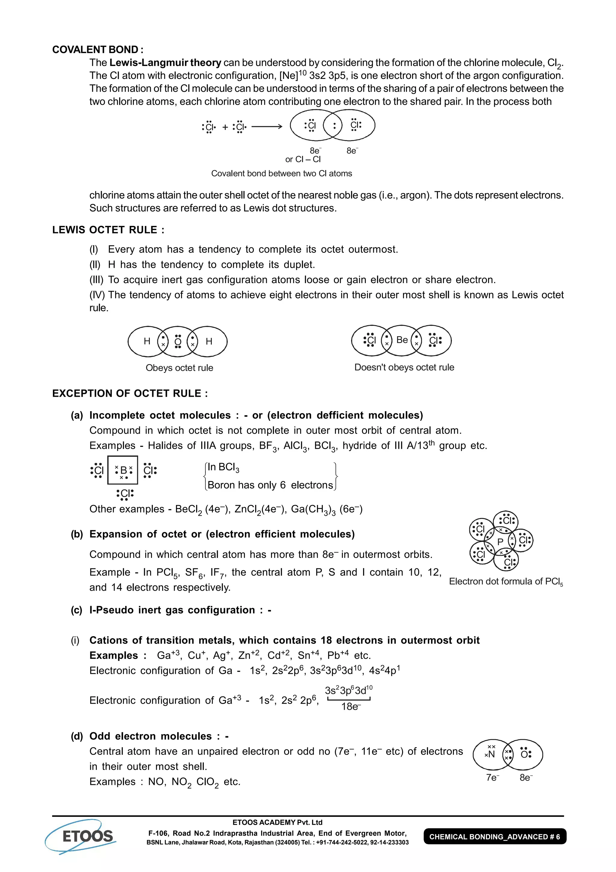 Assignment chemical bonding_jh_sir-4163 | PDF
