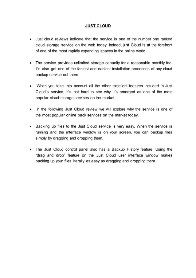 Assignment cloud storage | PDF