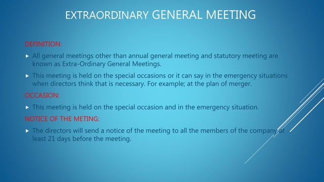 Types of Meetings | PPTX
