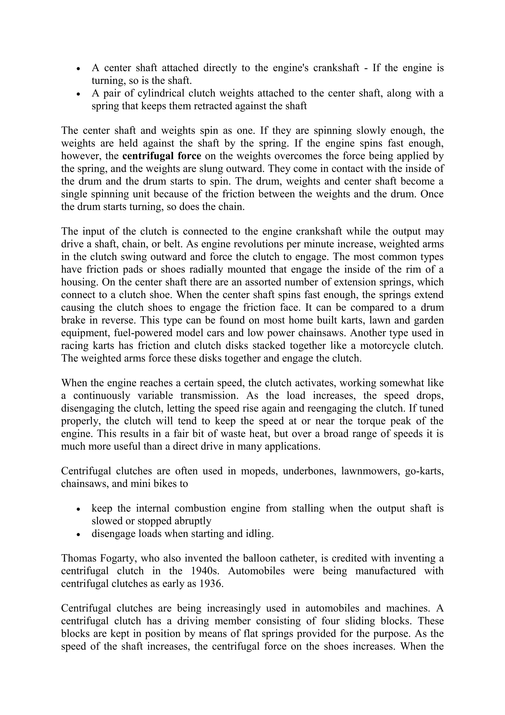 Assignment on 'Clutch' | DOCX