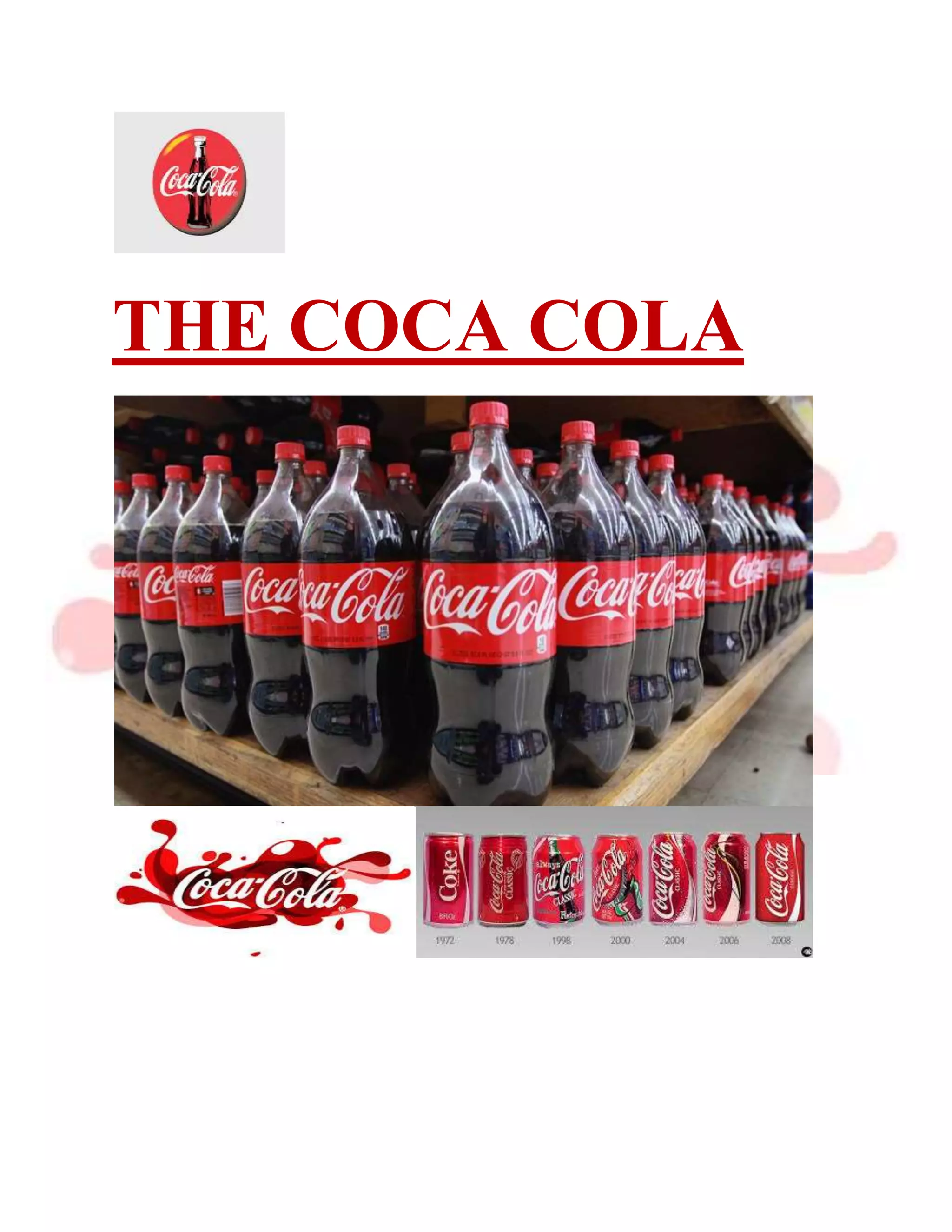 Assignment coca cola by nilesh | PDF
