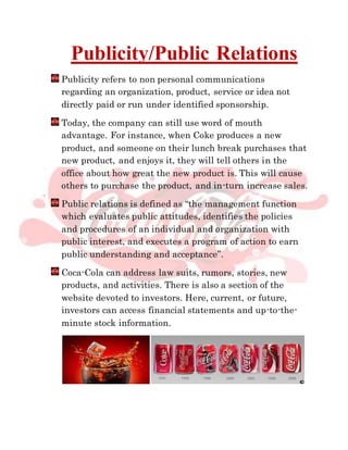 Assignment coca cola by nilesh | PDF