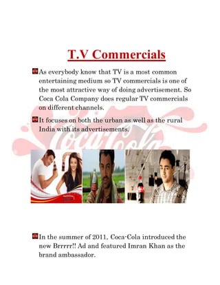 Assignment coca cola by nilesh | PDF