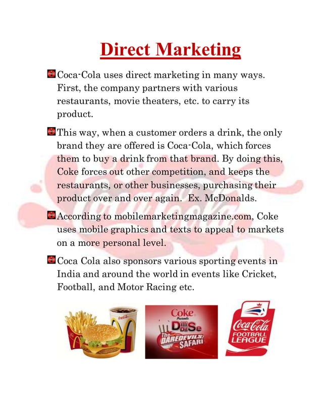 Assignment coca cola by nilesh | PDF