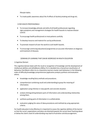 Assignment (community health) | PDF