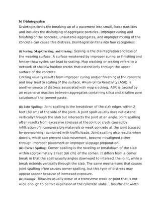 Assignment concrete pavement distresses | PDF