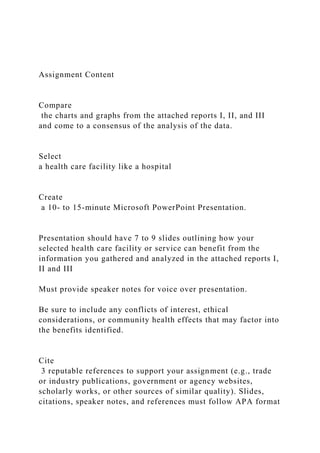 Assignment ContentCompare the charts and graphs from the.docx