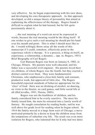 ASSIGNMENTContrast the Humanistic and Existential perspectives a.docx