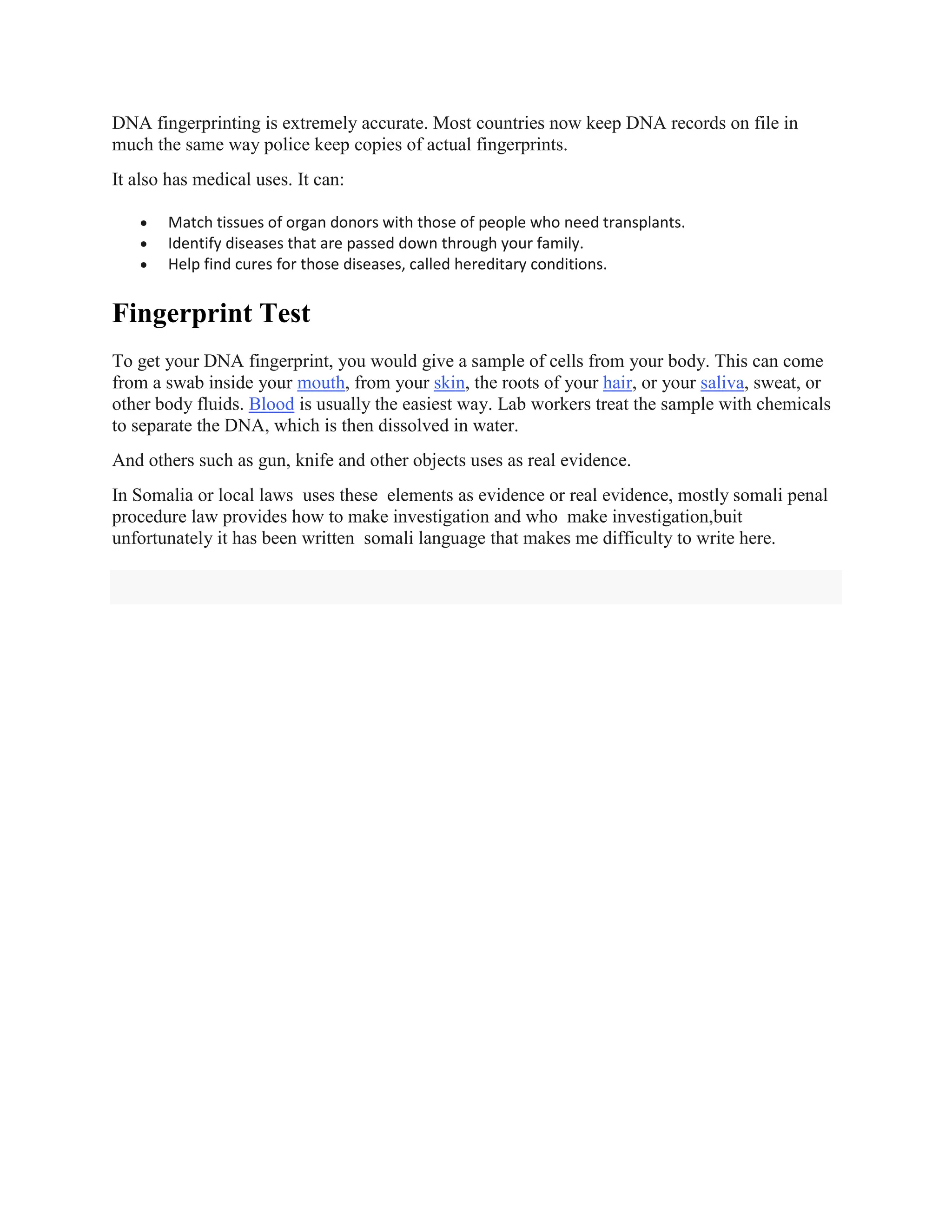 concept real evidence and criminal investigation | DOCX