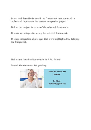 Assignment DescriptionYou are now ready to start representin.docx