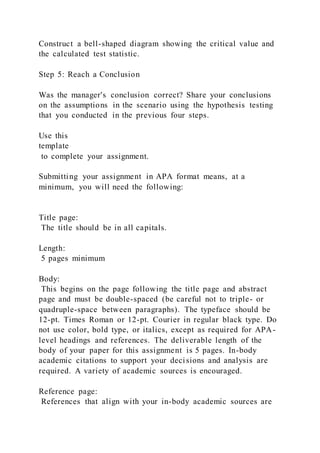 Assignment details the below scenario describes a real world or | PDF