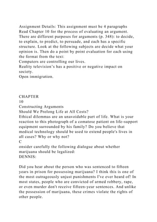 Assignment Details This assignment must be 4 paragraphsRead Chapt.docx
